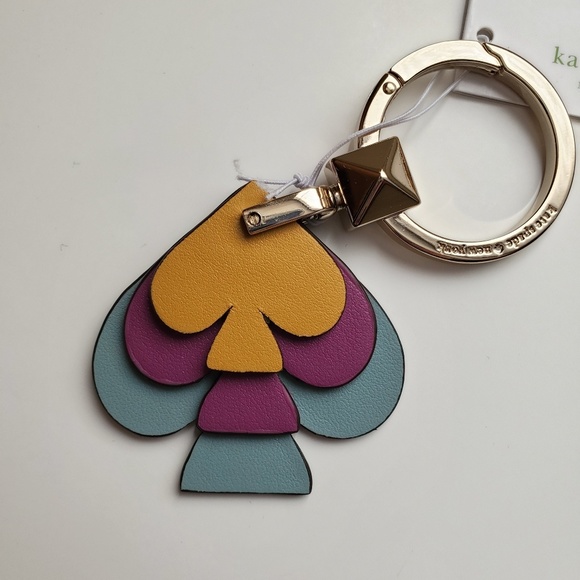 kate spade | Accessories | Kate Spade Stacked Spade Key Fob Seaside ...